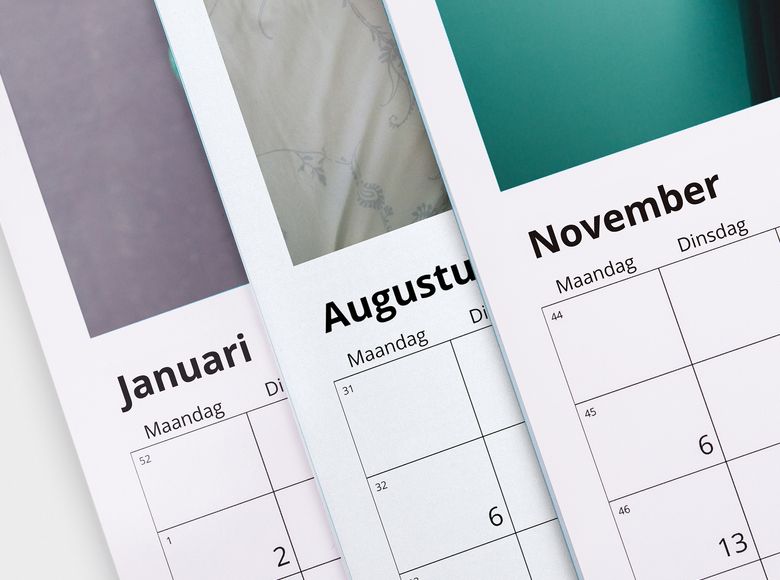 Modern en gedurft | Jaarkalender desk