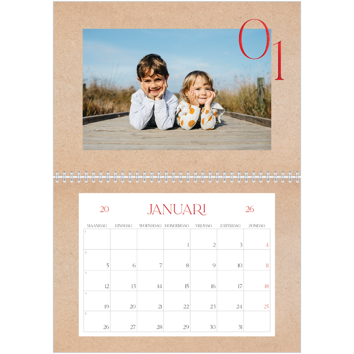 Fotokalender 2026 » liggend A5 formaat